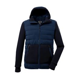 Funktionsjacke Killtec "KOW 158 MN JCKT", Herren, Gr. XXL, blau (dunkelpetrol), Obermaterial: 79% Polyester 15% Viscose 6% Elasthan, Innenfutter: 100% Polyester, F&uuml;llung: 100% Polyester, Jacken Funktionsjacke