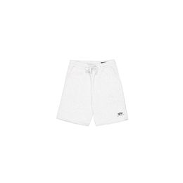 Shorts Alpha Industries "Basic Short SL II", Damen, Gr. M, Normalgr&ouml;&szlig;en, grau (pastel grau melange), Obermaterial: 80% Baumwolle, 20% Polyester, Hosen Shorts