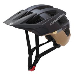 Fahrradhelm Cratoni "MTB - Fahrradhelm AllSet dark-sand matt", schwarz, Helme, 100% Erzeugnis unbest Zusammensetzg EuZ., Fahrradhelm