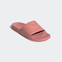 Badesandale adidas originals "TREFOIL ADILETTE", Damen, Gr. 42, rot (wonder clay, wonder clay, wonder clay), Synthetik, Schuhe Badesandale, Badelatschen