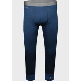 Sch&ouml;ffel Funktionshose SCH&Ouml;FFEL "Merino Sport Pants short M", Damen, Gr. S, Normalgr&ouml;&szlig;en, blau (8540, blau), Oberstoff : 43% Lyocell 34% Wolle 23% Nylon, Hosen Funktionshose