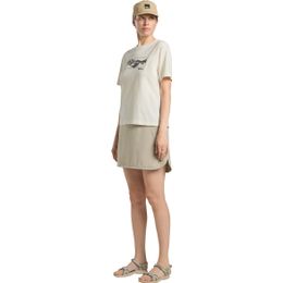 Skort Jack Wolfskin "WAIMEA SKORT W", Damen, Gr. L, grau (stone), Obermaterial: 100% Polyester, R&ouml;cke Skort