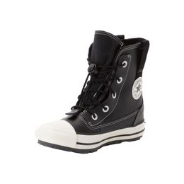Sneaker Converse "CHUCK TAYLOR ALL STAR BERKSHIRE WATERPROOF BOOT", Jungen, Gr. 28, schwarz (schwarz, egret, schwarz), Textil, Schuhe Sneaker, Wasserdicht