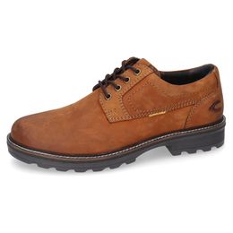 Schn&uuml;rschuh Camel Active, Herren, Gr. 47, braun (cognac), Nubukleder, Schuhe Schn&uuml;rschuh, Trachtenschuh, Freizeitschuh mit gepolsterter Innensohle