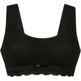 Bralette ANITA SINCE 1886 "Essential Lace", M&auml;dchen, Gr. XXL, N-Gr, schwarz, Stoff, Obermaterial: 61% Polyamid, 39% Elasthan, Mesh, gemustert, unifarben, bequem, BHs Bralette, mit Spitze, herausnehmbare Schaumcups, feminin, atmungsaktiv, Topseller