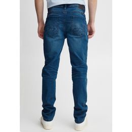 5-Pocket-Jeans Blend "BL-Jeans Twister fit", Herren, Gr. 32, L&auml;nge 32, blau (medium blau), Denim/Jeans, Obermaterial: 81% Baumwolle, 17% Polyester, 2% Elasthan, Abriebeffekte, regular fit, Jeans 5-Pocket-Jeans, Topseller