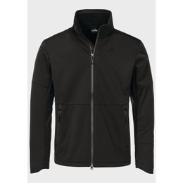 Sch&ouml;ffel Outdoorjacke SCH&Ouml;FFEL "Hiking Softshell Jk Style Fracon MNS", Herren, Gr. 48, schwarz (9990, schwarz), Oberstoff: Aussenseite: 100% Polyester, Innenseite: 100% Polyester; (Membran: Thermoplastisches Polyurethan); Oberstoff Besatz: 100% Polyester; Futter: 100% Polyester, regular fit, Jacken Outdoorjacke