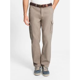 Cargohose Catamaran, Herren, Gr. 25, Unterbauchgr&ouml;&szlig;en, beige (sesam), 98% Baumwolle, 2% Elasthan, unifarben, Hosen Cargohose