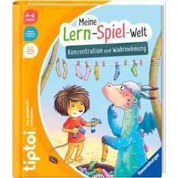 Kinderbuch Ravensburger "tiptoi Meine Lern-Spiel-Welt Konzentration und Wahrnehmung", bunt, B:24,5cm H:27,8cm, B&uuml;cher, Kinderbuch