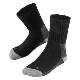 Wandersocken XTREME SOCKSWEAR, Damen, Gr. 42-44, bunt (multi schwarz), Obermaterial: 45% Wolle, 30% Polyacryl, 22% Polyamid, 3% Elasthan, mehrfarbig, Socken Wandersocken, w&auml;rmend und feuchtigkeitsregulierend