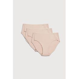 Shapingslip YSABEL MORA, Damen, Gr. L, beige (natur), Obermaterial: 75% Polyamid, 25% Elasthan, unifarben, Unterhosen Shapingslip, aus verst&auml;rktem Material und mit bedeckter Passform, Topseller