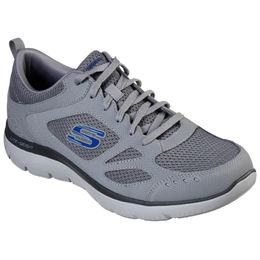 Sneaker Skechers "Summits-South Rim", Herren, Gr. 40, grau, Leder, Textil, Schuhe Sneaker, Freizeitschuh, Halbschuh, Schn&uuml;rschuh im modernen Materialmix