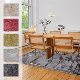 Teppich Astra "Stevie 250", anthrazit, B:80cm H:9mm L:150cm, Polypropylen, Teppiche, Teppich, weicher Kurzflor, gewebt, Wohnzimmer, Schlafzimmer