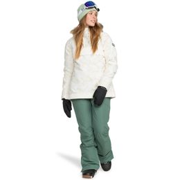 Snowboardjacke Roxy "Shelter", Damen, Gr. XL, beige (egret glow), Obermaterial:100% Microfaser;, Jacken Snowboardjacke