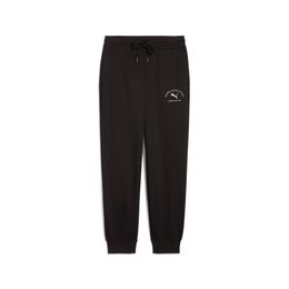Trainingshose Puma "CLASS COMFORT SWEATPANTS FL CL", Damen, Gr. XL, N-Gr, schwarz (Puma schwarz), Fleece, Obermaterial: 66% Baumwolle, 34% Polyester, unifarben, comfort fit normal, Hosen Trainingshose, sportlicher Stil, f&uuml;r Erwachsene, mit Eingrifftaschen, pflegeleicht