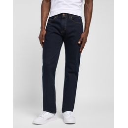 Slim-fit-Jeans Lee "Extrem Motion Slim", Herren, Gr. 38, L&auml;nge 34, blau (rinse), Denim/Jeans, Obermaterial: 77% Baumwolle, 21% Polyester, 2% Elasthan, schmal lang, Jeans Slim-fit-Jeans, Extreme Motion Stretchware