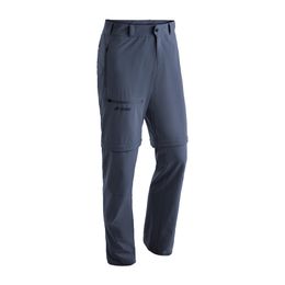 Funktionshose Maier Sports "Latit Zip M", Herren, Gr. 68, Normalgr&ouml;&szlig;en, grau, 88% Polyester (Recycelt), 12% Elasthan, Hosen Funktionshose, Herren Wanderhose, zipp-off Outdoor-Hose, 4 Taschen, Regular Fit