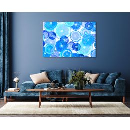 Acrylglasbild queence "Egid", blau (farbe bild(er): blau), B:80cm H:60cm, Bilder, Acrylglasbild, Fine Art-Print in Galeriequalit&auml;t