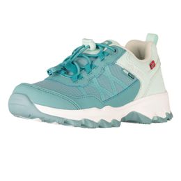 Outdoorschuh Trollkids "KIDS TROLLTUNGA HIKER LOW XT", Kinder, Gr. 31, aqua haze, aqua marble, Synthetik, Textil, Schuhe Outdoorschuh, wasserdicht