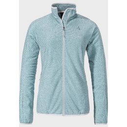 Sch&ouml;ffel Fleecejacke SCH&Ouml;FFEL "Hiking CIRC Fleece Jk Style Terxa WMS", Damen, Gr. 42, blau (8075, blau), Oberstoff: 100% Polyester, regular fit, hoch geschlossener Ausschnitt, Jacken Fleecejacke