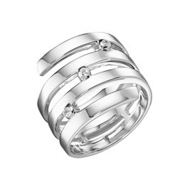 Fingerring Lady Gr. 17, silber (silber 925), Fingerringe, Damen, 17, Silber 925 (Sterlingsilber), Fingerring