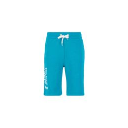 Sweatshorts Alpha Industries "Basic Short AI", Herren, Gr. M, Normalgr&ouml;&szlig;en, blau (blau lagoon), Obermaterial: 80% Baumwolle, 20% Polyester, Hosen Sweatshorts