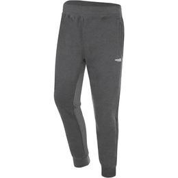Sweathose CAPELLI SPORT, Herren, Gr. S, N-Gr, grau (schwarz erdgrau, wei&szlig;), Obermaterial: 80% Baumwolle, 20% Polyester, meliert, bequem lang, Hosen Sweathose, innenliegender Kordelzug am Bund