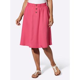 Schlupfrock Classic Basics, Damen, Gr. 40, pink (fuchsia), 100% Polyester, unifarben, knielang, R&ouml;cke Schlupfrock