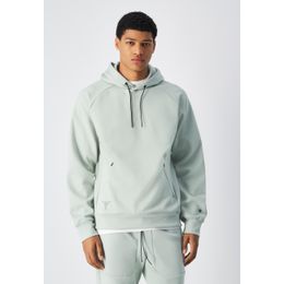 Kapuzensweatshirt Champion, Herren, Gr. L (52/54), gr&uuml;n (cvs), Obermaterial: 69% Polyester, 26% Baumwolle, 5% sonstige Fasern, Sweatshirts Kapuzensweatshirt