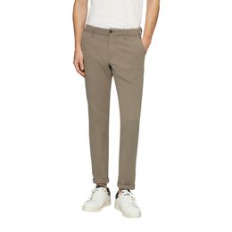 Chinohose s.Oliver, Herren, Gr. 31, L&auml;nge 32, beige (schwarz beige), Web, Obermaterial: 98% Baumwolle, 2% Elasthan, unifarben, lang, Hosen Chinohose, mit Stretch