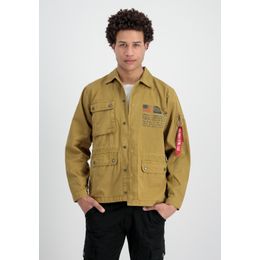 Fieldjacket Alpha Industries "Field Jacket LWC", Herren, Gr. M, gr&uuml;n (khaki), Obermaterial: 100% Baumwolle, Futter: 100% Baumwolle, Jacken Fieldjacket