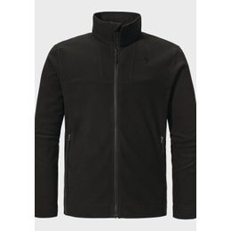 Sch&ouml;ffel Fleecejacke SCH&Ouml;FFEL "Urban Fleece Jk Style Karif MNS", Herren, Gr. 56, 9990, schwarz, Oberstoff: 100% Polyester, relaxed fit, hoch geschlossener Ausschnitt, Jacken Fleecejacke