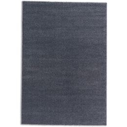Sch&ouml;ner Wohnen Kollektion Teppich "Pure 190" Gr. 4, grau (anthrazit), B:160cm H:21mm L:230cm, Kunstfaser, SCH&Ouml;NER WOHNEN-KOLLEKTION, Teppiche, Teppich, Wohnzimmer, Schlafzimmer, uni, leichter Glanz, robuster Kurzflor