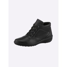 Stiefelette CLASSIC, Damen, Gr. 38, grau (graphit), Glattleder, Rindsleder, Basic, Schuhe Stiefelette