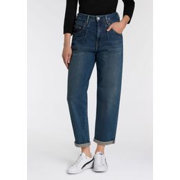 High-waist-Jeans Herrlicher "Brooke Denim", Damen, Gr. 26, N-Gr, gusty, Denim/Jeans, Obermaterial: 97% Baumwolle, 3% Elasthan, loose fit 7/8-L&auml;nge, Jeans High-waist-Jeans, mit lockerer Passform