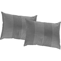 Kissenh&uuml;lle WIRTH "Niederau" Gr. 2, grau, B:50cm L:50cm, Polyester, Obermaterial: 67% Polyacryl, 33% Polyester, Kissenbez&uuml;ge, Kissenh&uuml;lle