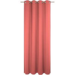 Vorhang Adam "Uni Collection light", rot, B:142cm H:235cm, Baumwolle (Bio-Baumwolle), Gardinen, Vorhang, aus 100% Bio-Baumwolle
