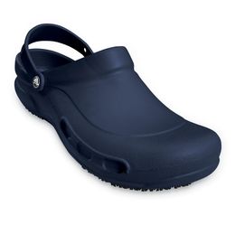 Berufsschuh Crocs "BISTRO" Gr. 37, blau (navy), 37, Croslite&trade;, Schuhe, Berufsschuh, Clog f&uuml;r Gastronomie, Pflege, Krankenhaus mit geschlossenem Fu&szlig;bereich
