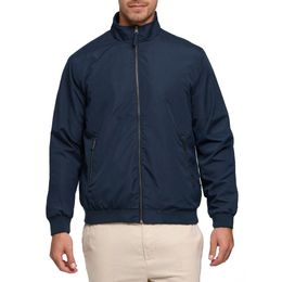 Bomberjacke INDICODE "INCatall", Herren, Gr. M, sky captain, Web, Obermaterial: 100% Polyester, unifarben, regular fit, Jacken Bomberjacke