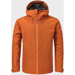 Sch&ouml;ffel Outdoorjacke SCH&Ouml;FFEL "Hiking Ins Jacket Style Wildkar MNS", Herren, Gr. 54, gelb (5845, gelb), Oberstoff: Aussenseite: 100% Polyester; (Membran: Thermoplastisches Polyurethan); Futter: 100% Polyester; Wattierung: 100% Polyester, regular fit, hoch geschlossener Ausschnitt, Jacken Outdoorjacke