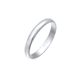Silberring Elli "Ring Bandring Freundschaftsring Basic 925 Sterling Silber" Gr. 58, silber, Fingerringe, Damen, 58, Silber 925 (Sterlingsilber), Silberring