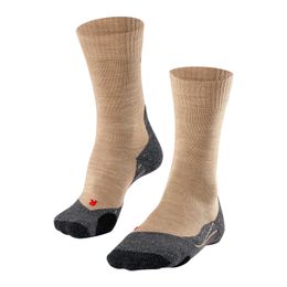 Wandersocken Falke "TK2 Explore", Damen, Gr. 41-42, beige (nature mel), Materialmix, normal, Socken Wandersocken, hohe Feuchtigkeitsaufnahme, schnell trocknend, atmungsaktiv