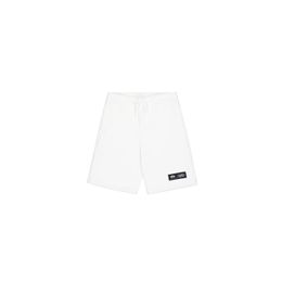 Shorts Alpha Industries "Label Jogger Short", Herren, Gr. L, Normalgr&ouml;&szlig;en, wei&szlig;, Obermaterial: 80% Baumwolle, 20% Polyester, Hosen Shorts