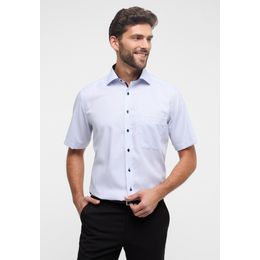 Kurzarmhemd Eterna "COMFORT FIT", Herren, Gr. 45, Normalgr&ouml;&szlig;en, blau (hellblau), 100% Baumwolle, normal, Hemden Kurzarmhemd, NON IRON (b&uuml;gelfrei)