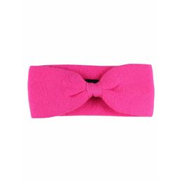 Stirnband Zwillingsherz "Knoten", Damen, pink, Strick, Kaschmir, M&uuml;tzen Stirnband, Cashmere, Feinstrick