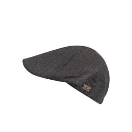 Schieberm&uuml;tze Chillouts "Elliot Hat", Herren, Gr. L-XL (58/61), grau (dunkelgrau), Materialmix, meliert, M&uuml;tzen Schieberm&uuml;tze, mit zeitlosem Design