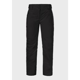 Sch&ouml;ffel Outdoorhose SCH&Ouml;FFEL "Ski Pants Style Pine WMS", Damen, Gr. 46, Normalgr&ouml;&szlig;en, 9990, schwarz, Oberstoff: Aussenseite: 100% Polyester; (Membran: Polyurethan); Futter: 100% Polyester; Wattierung: 100% Polyester, Hosen Outdoorhose