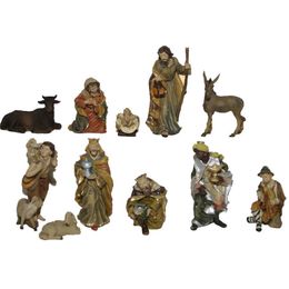 Krippenfigur ALFRED KOLBE "Weihnachtsdeko", bunt, H:11cm, Polyresin (Kunststein), Dekofiguren, Krippenfigur, naturfarbig gestaltet, H&ouml;he 11 cm