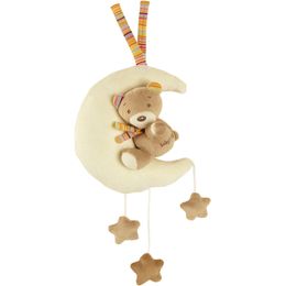 babyFEHN Spieluhr FEHN "Rainbow, Teddy im Mond", braun, Spieluhren, BabyH:20cm, Pl&uuml;sch, Spieluhr, H:20cm