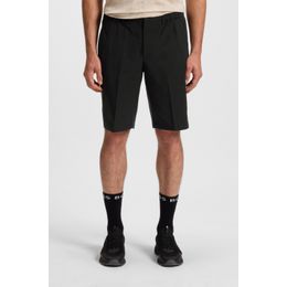 Shorts BOSS Green "S Speedflex", Herren, Gr. 48, N-Gr, schwarz (schwarz001), Web, Obermaterial: 100% Elastomultiester, unifarben, regular fit knielang, Hosen Shorts, in klassischer Form Jogpants Sweatpants Stretchhose
